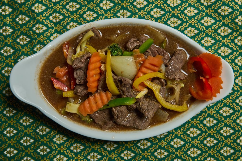 20. Pad Nam Man Hoi - Thai Silk Djursland